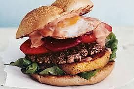 Beef Deluxe Burger Combo