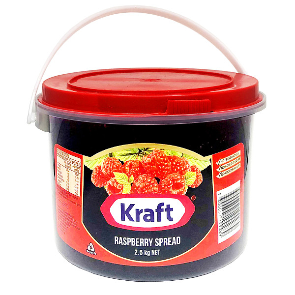 KRAFT RASPBERRY SPREAD 2.5KG