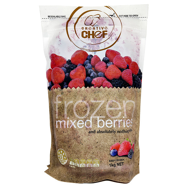 C/CHEF FROZEN MIXED BERRIES 1KG