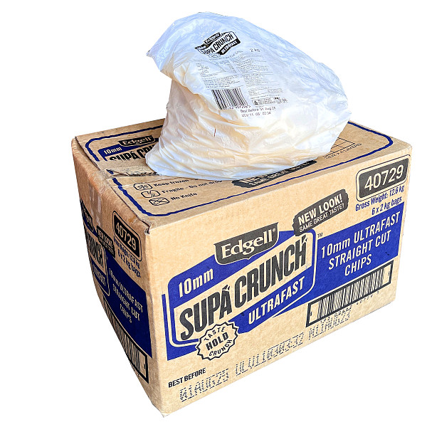 EDGELL SUPA CRUNCH CHIPS 10MM 12KG CTN