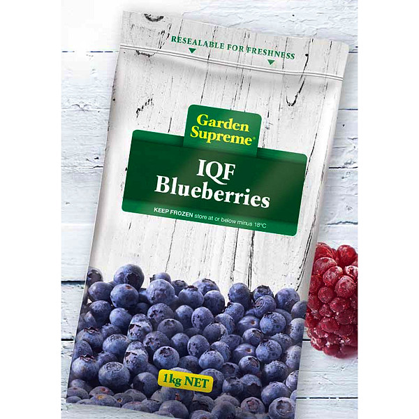 G/S IQF FROZEN BLUEBERRIES 1KG