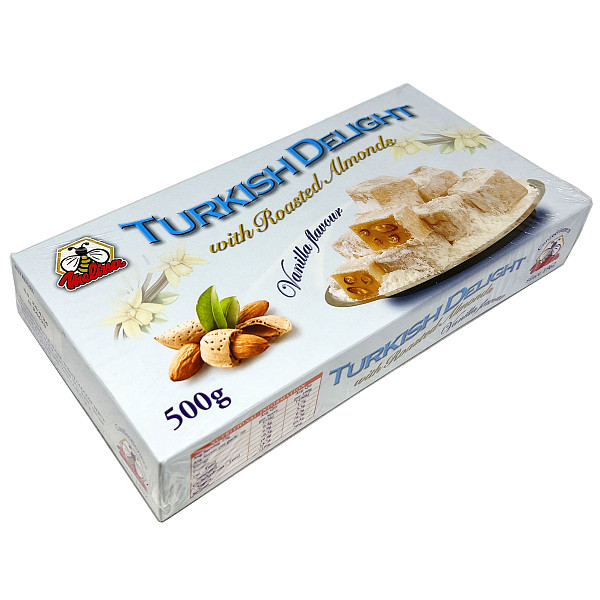 MELISSA VANILLA W ALMOND TURKISH DELIGHT 500G