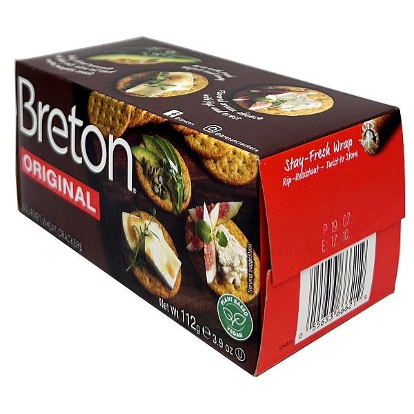 BRETON ORIGINAL WHEAT CRACKERS 112G