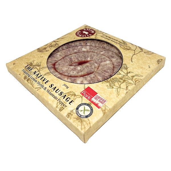 SALUMI NATIVE PORK SAUSAGE 500G
