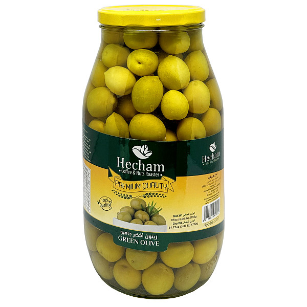 HECHAM EGYPTIAN GREEN OLIVES 3KG