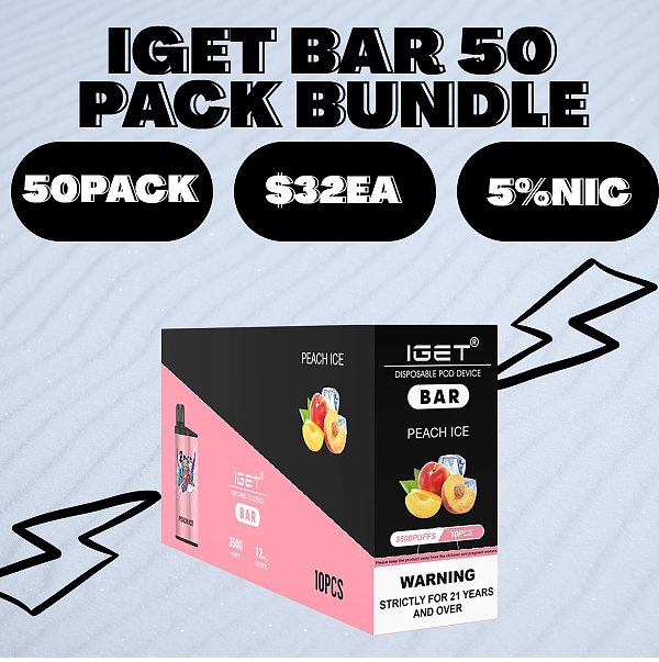 IGET Bar 50 Pack Bulk Bundle