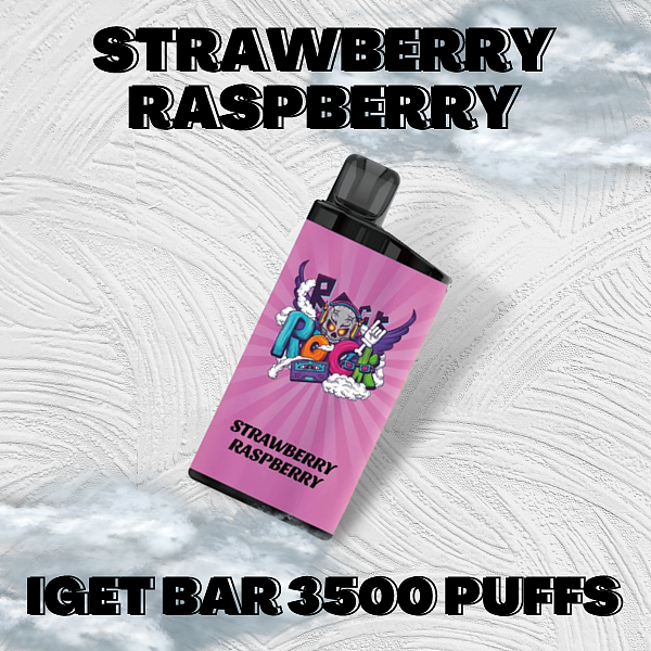 IGET Bar 3500 Puffs Strawberry Raspberry