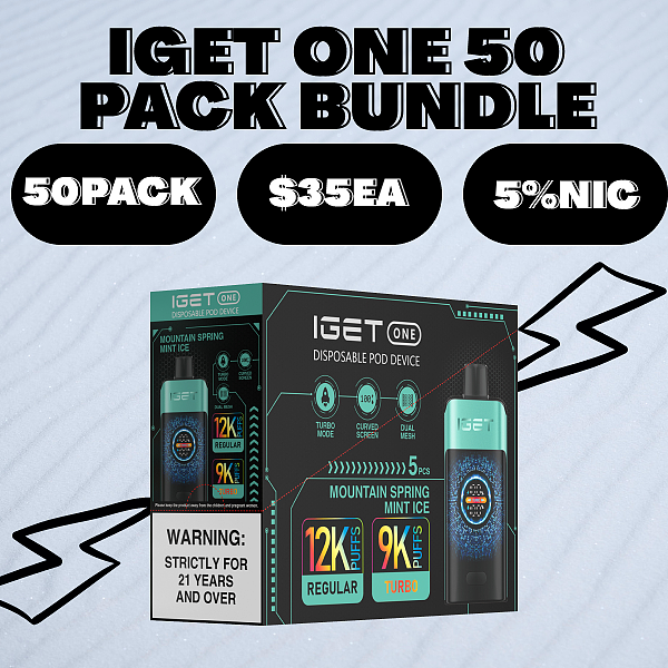 IGET One Wholesale 50 Packs