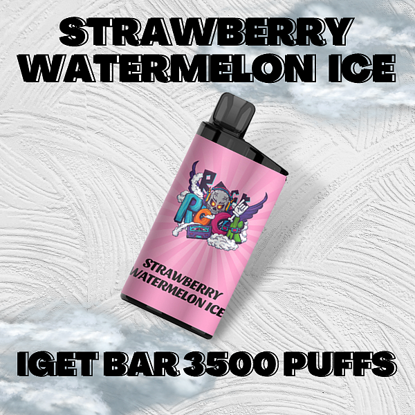 IGET Bar 3500 Puffs Strawberry Watermelon Ice