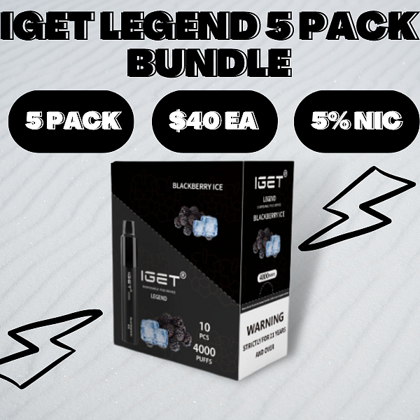 IGET Legend 5 Pack Bulk Bundle