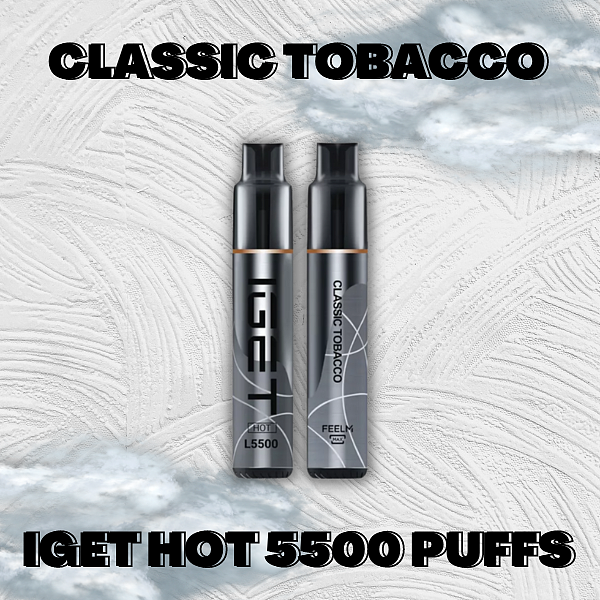 IGET Hot 5500 Puffs Classic Tobacco