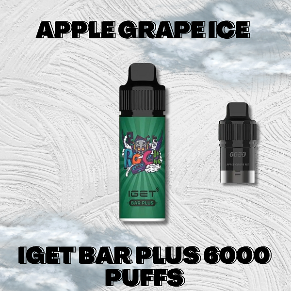 IGET Bar Plus Kit 6000 Puffs Apple Grape Ice