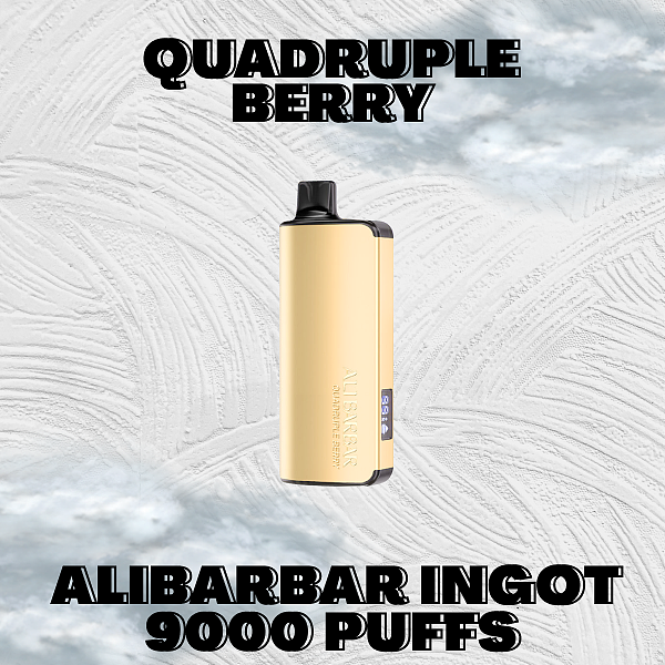 Alibarbar Ingot 9000 Puffs Quadruple Berry