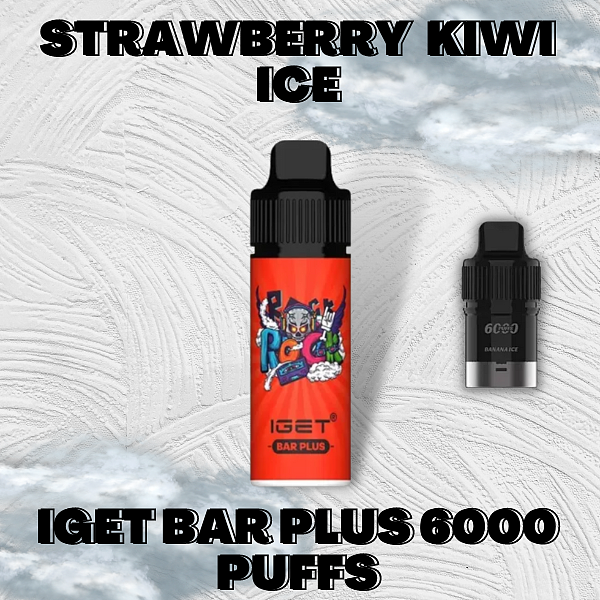 IGET Bar Plus Kit 6000 Puffs Strawberry Kiwi Ice