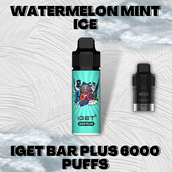 IGET Bar Plus Kit 6000 Puffs Watermelon Mint Ice