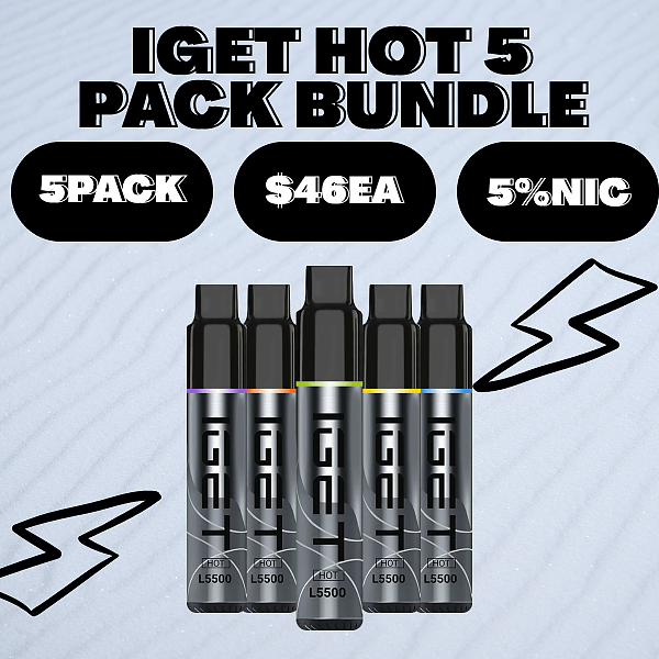 IGET Hot 5 Pack Bulk Bundle