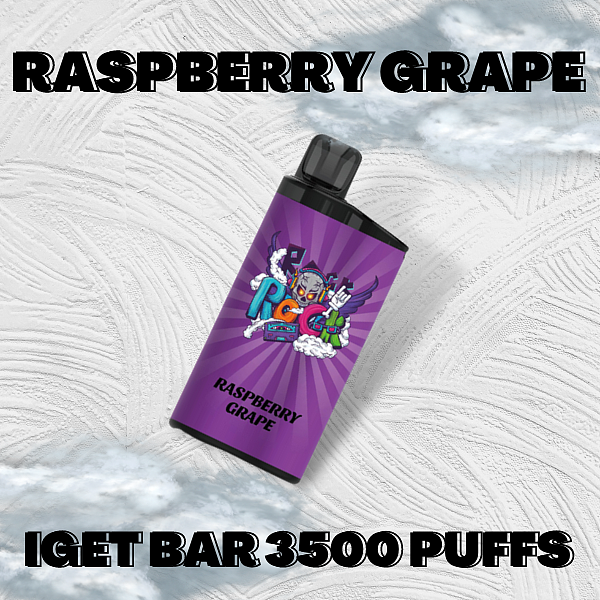 IGET Bar 3500 Puffs Raspberry Grape