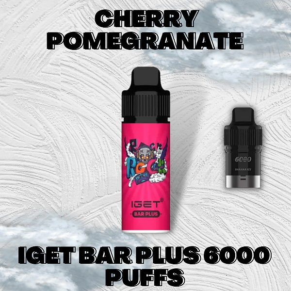 IGET Bar Plus Kit 6000 Puffs Cherry Pomegranate