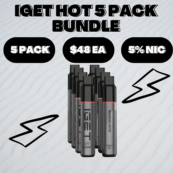IGET Hot 5 Pack Bulk Bundle