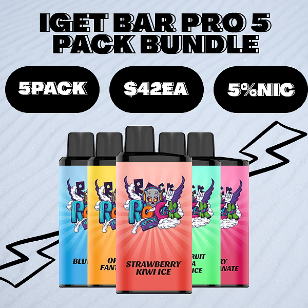 IGET Bar Pro Bulk 5 Pack