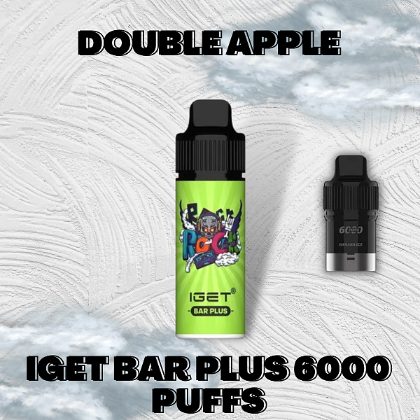 IGET Bar Plus Kit 6000 Puffs Double Apple