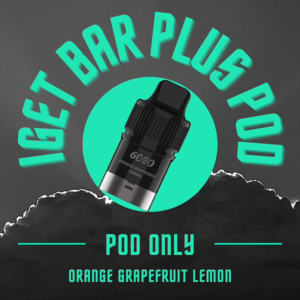 IGET Bar Plus Orange Grapefruit Lemon Refill Pod