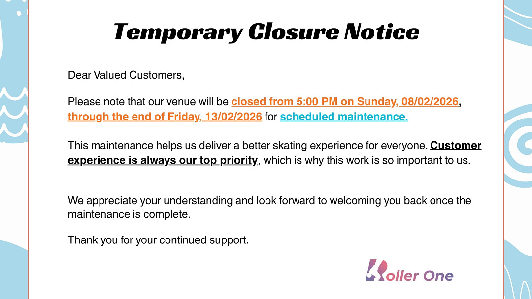 Temporary Closure Notice