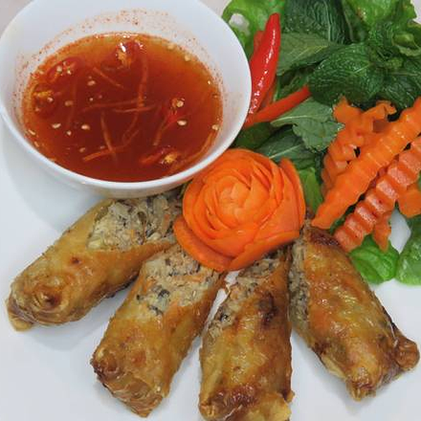 Crispy Crab Spring Rolls (4 Pcs)