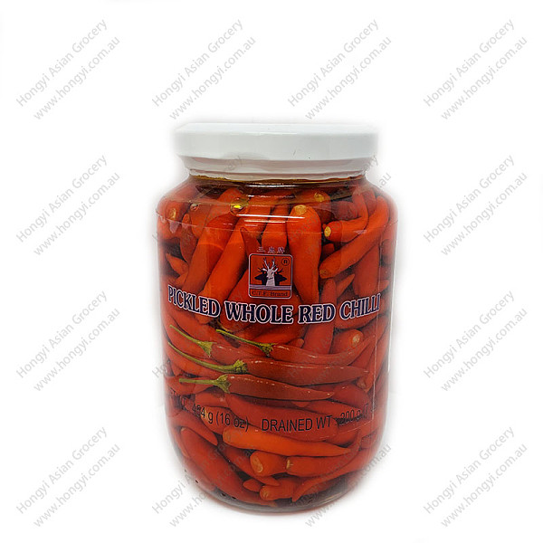 Sanlu brand pickled red pepper 454g