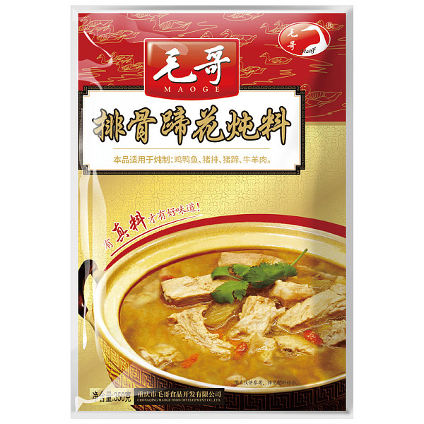 Mao Ge Spare Ribs Hoof Flower Stew 350g